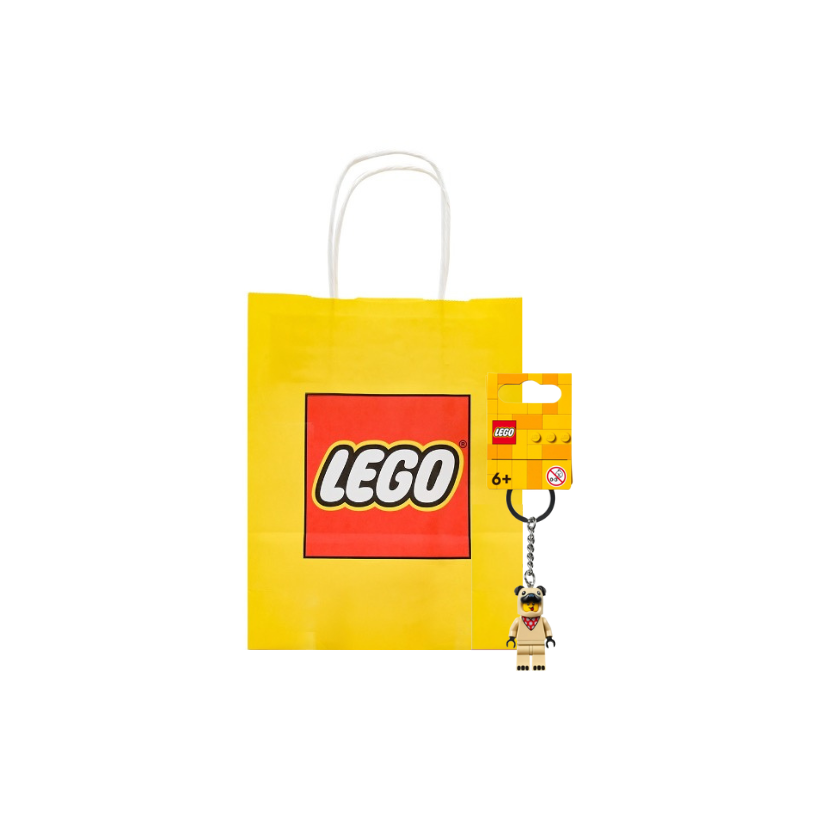 LEGO Classic Collection Французский бульдог Мальчик Декор Набор Конструкторов 2 шт. 854158