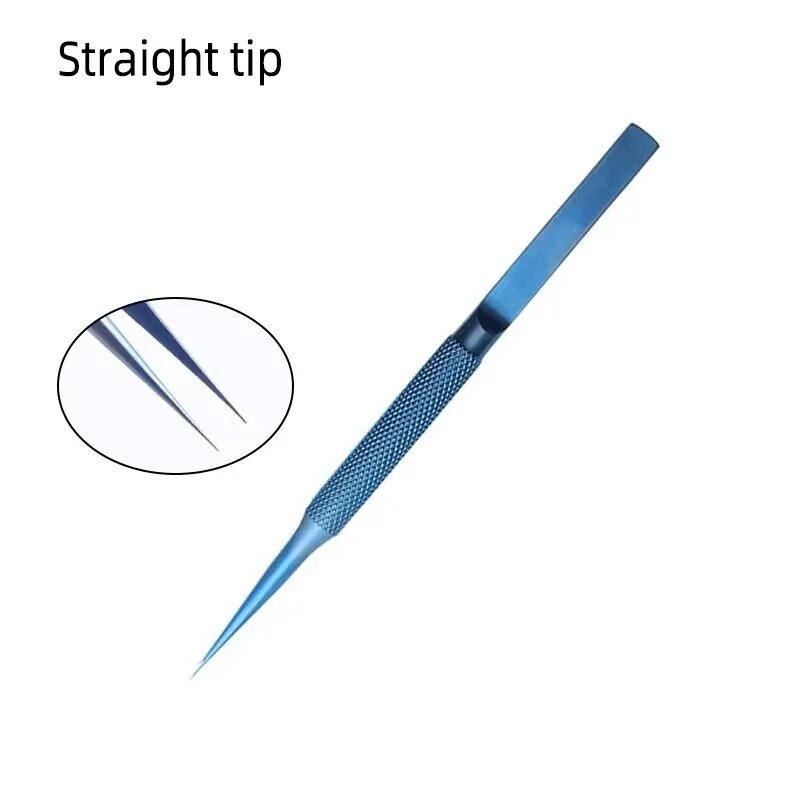 Пинцет Straight tip для ремонта, титановый сплав