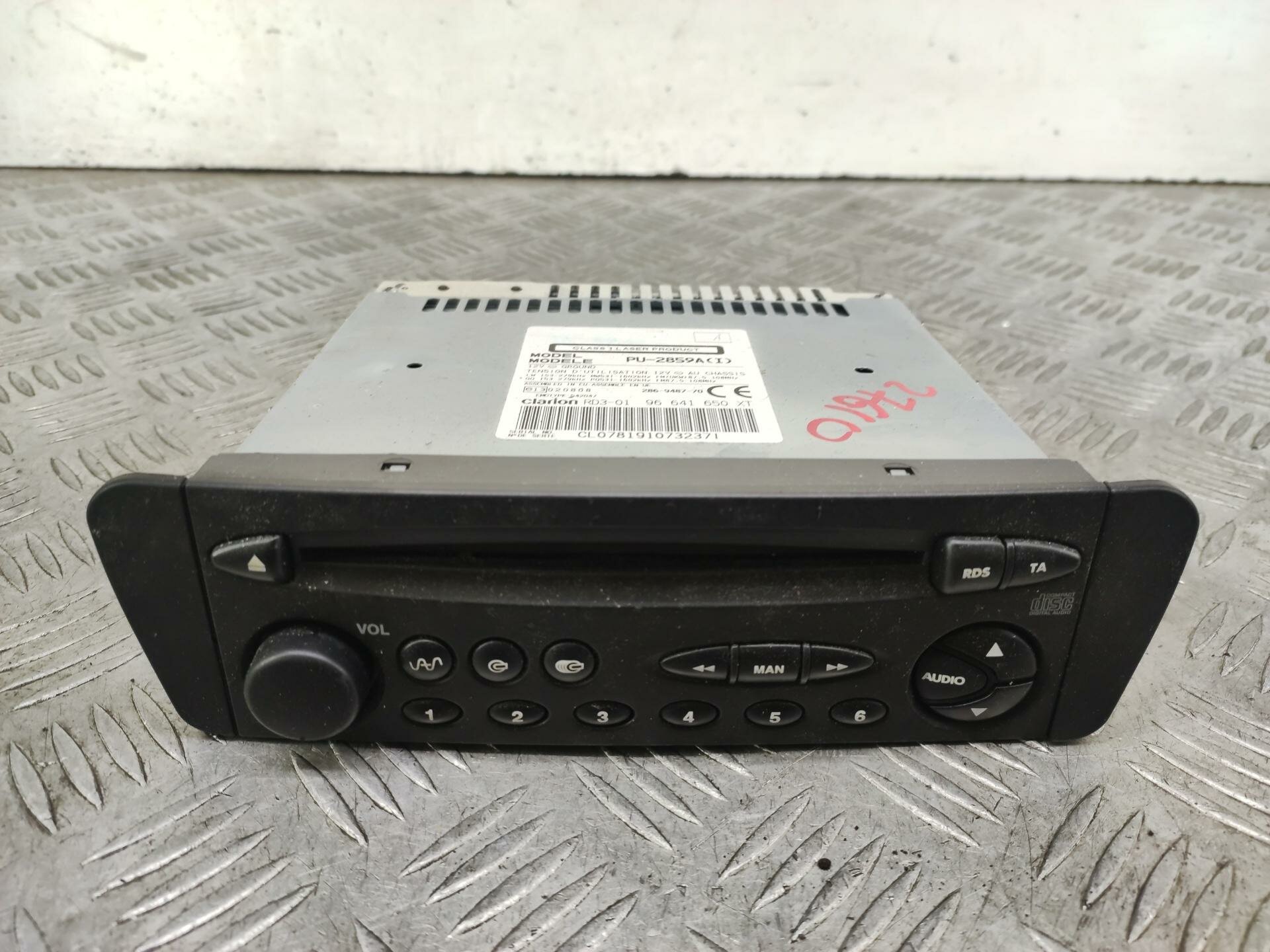 Магнитола Citroen Xsara Picasso рест. 2009 96641650XT