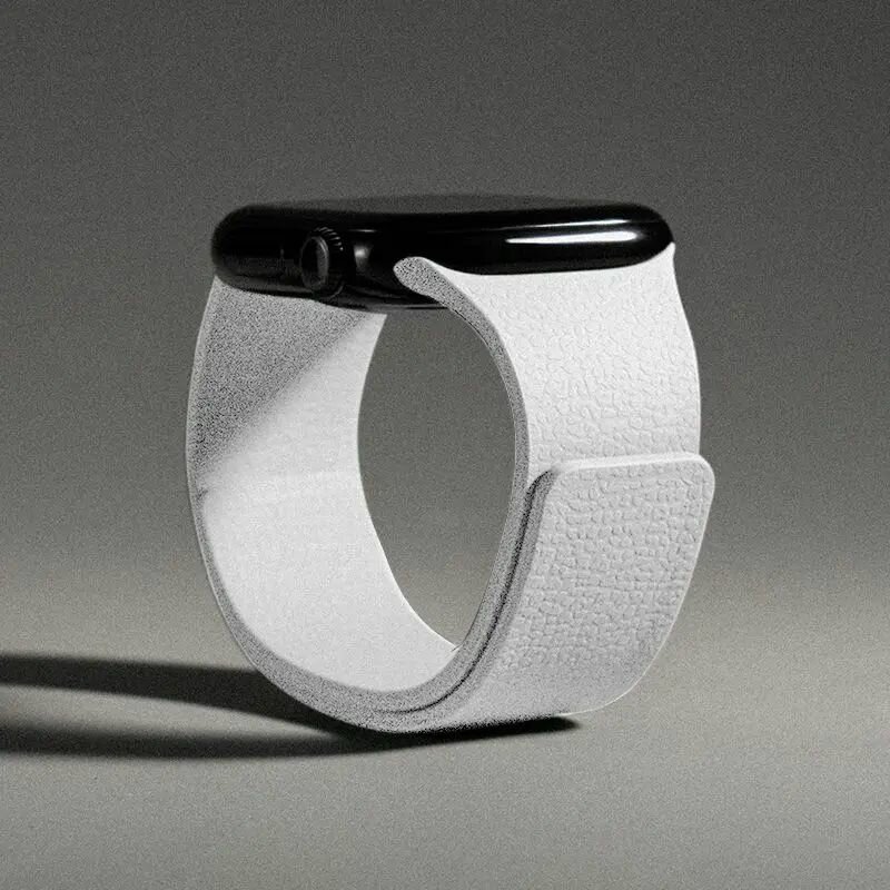 Силиконовый магнитный ремешок без пряжки, подходит для Apple Watch серий 1-9, SE/10, 38-40-41-42мм магнитный ремешок без застежки силиконовый ремешок для Apple Watch 38мм 40мм 42мм