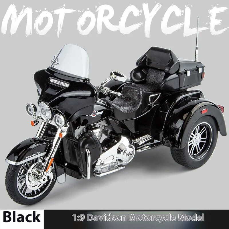 Maisto 1:9 Harley Davidson TRI GLIDE ULTRA модель мотоцикла Black box