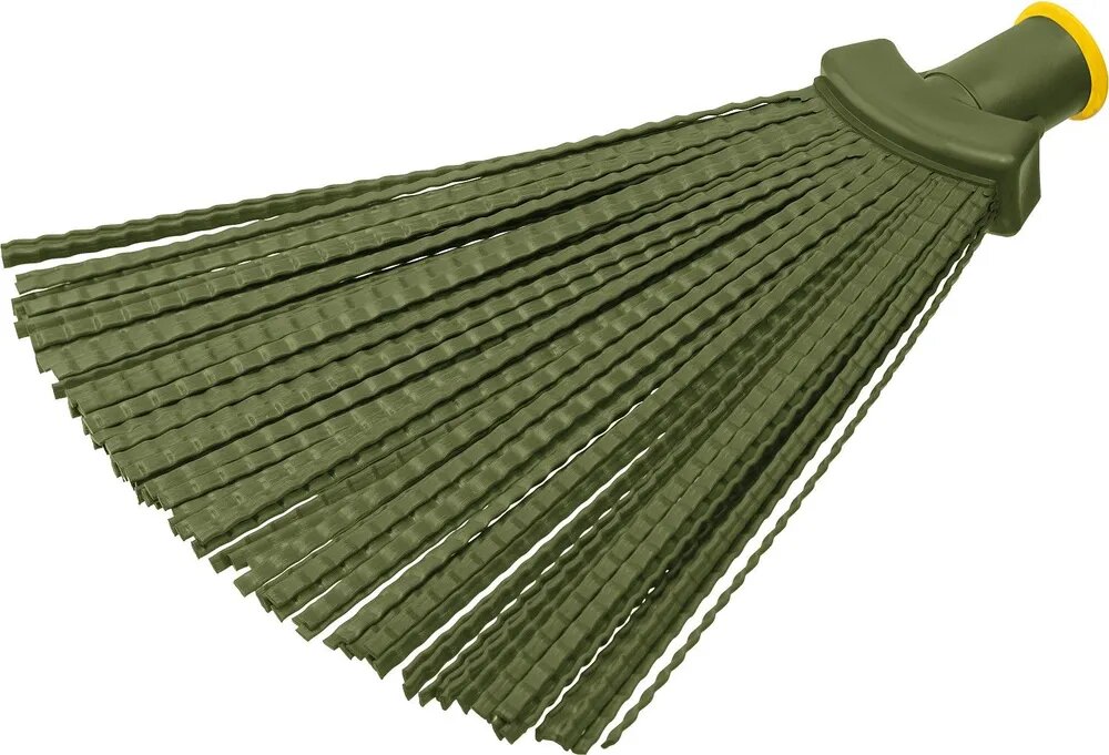 Пластиковая метла СИБИН 380 х 240 мм, полипропилен, коническое резьбовое соединение, плоская, веерная, 39220