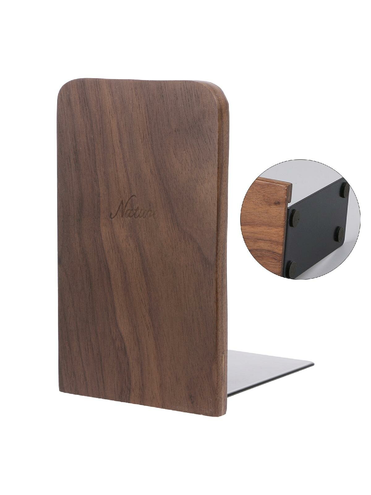 Настольный Органайзер Из Орехового Дерева, Настольный Офис, Домашние Подставки Для Книг, Подставка Для Торцов Книг