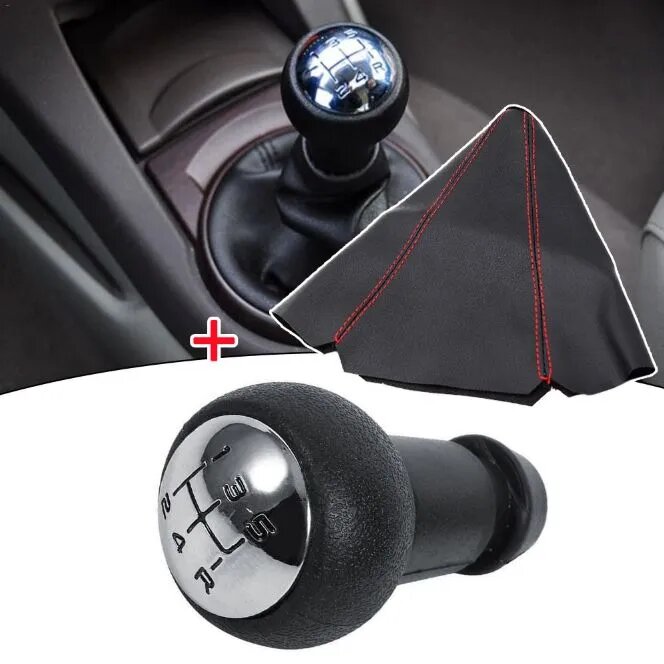 5 скоростей Ручка переключения передач Чехол на рычаг КПП Замена для Peugeot 206 207 307 308 407 Для Citroen C4 Picasso Berlingo 2009