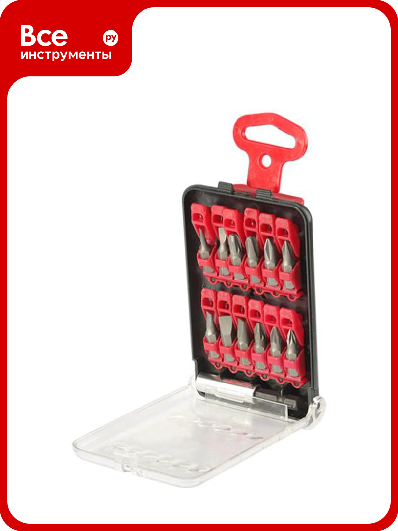 Набор бит в пластиковом боксе 12 шт. Зубр 26600-H12