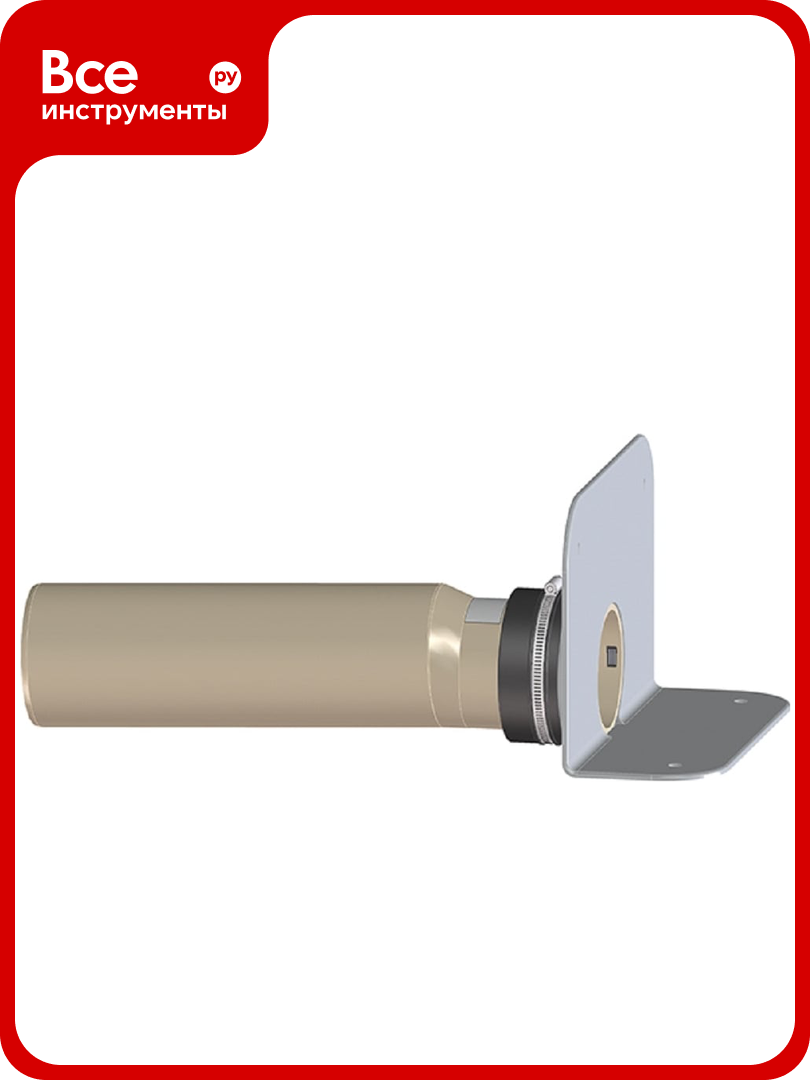 Парапетная воронка с фланцем из ПВХ и отводящей трубой из ПП HL DN110 для ПВХ гидроизоляции HL 68P.0/110