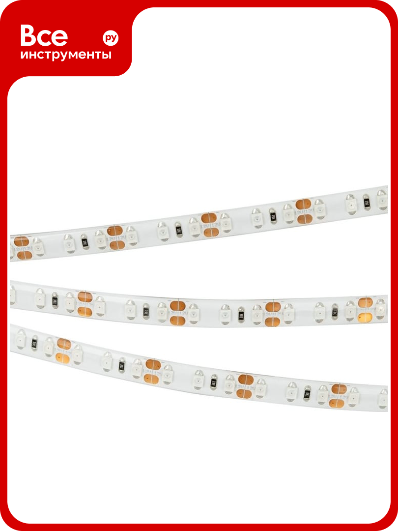 Светодиодная герметичная лента Arlight RTW-SE-A120-8mm 12V Red 5м IP65 силиконовая герметизация SMD 2835 красный