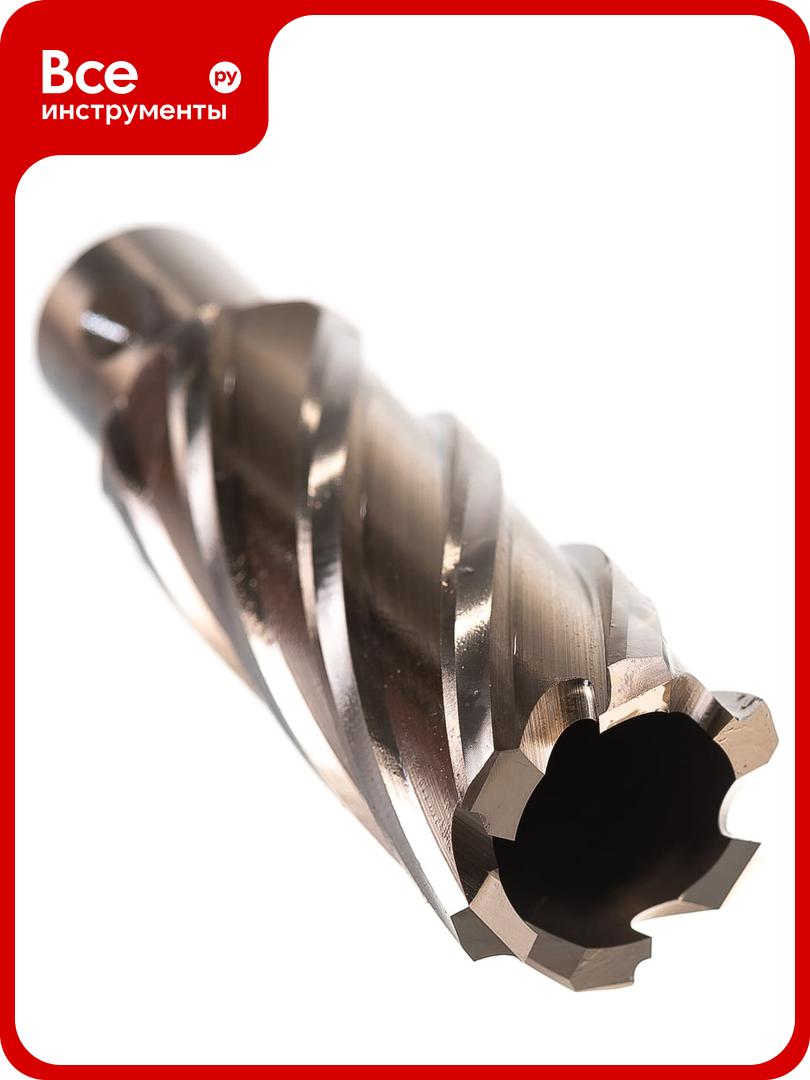 Сверло корончатое (26х55 мм; Weldon 19) Karnasch 20.1270U-026