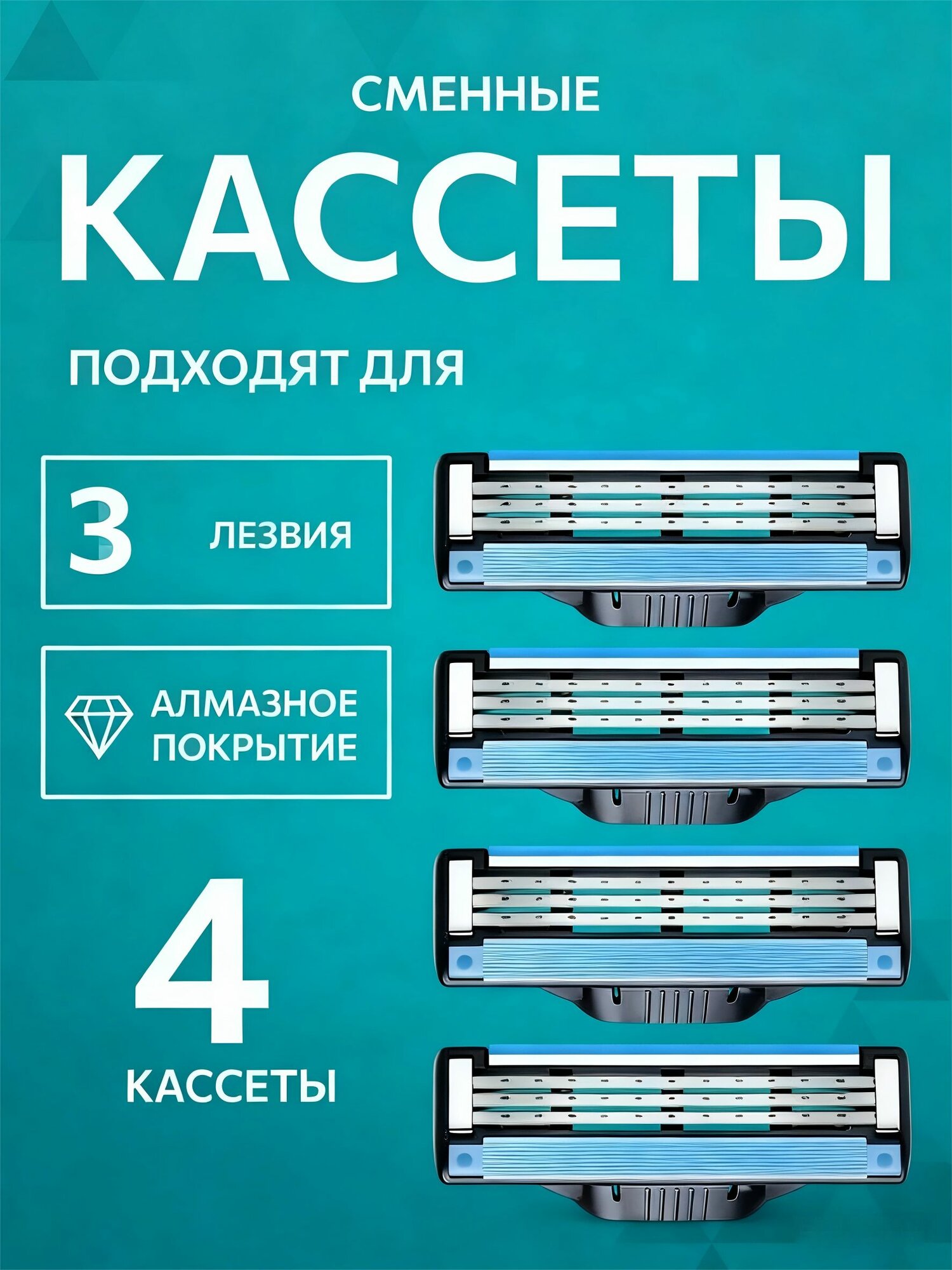 Сменные кассеты для бритвы