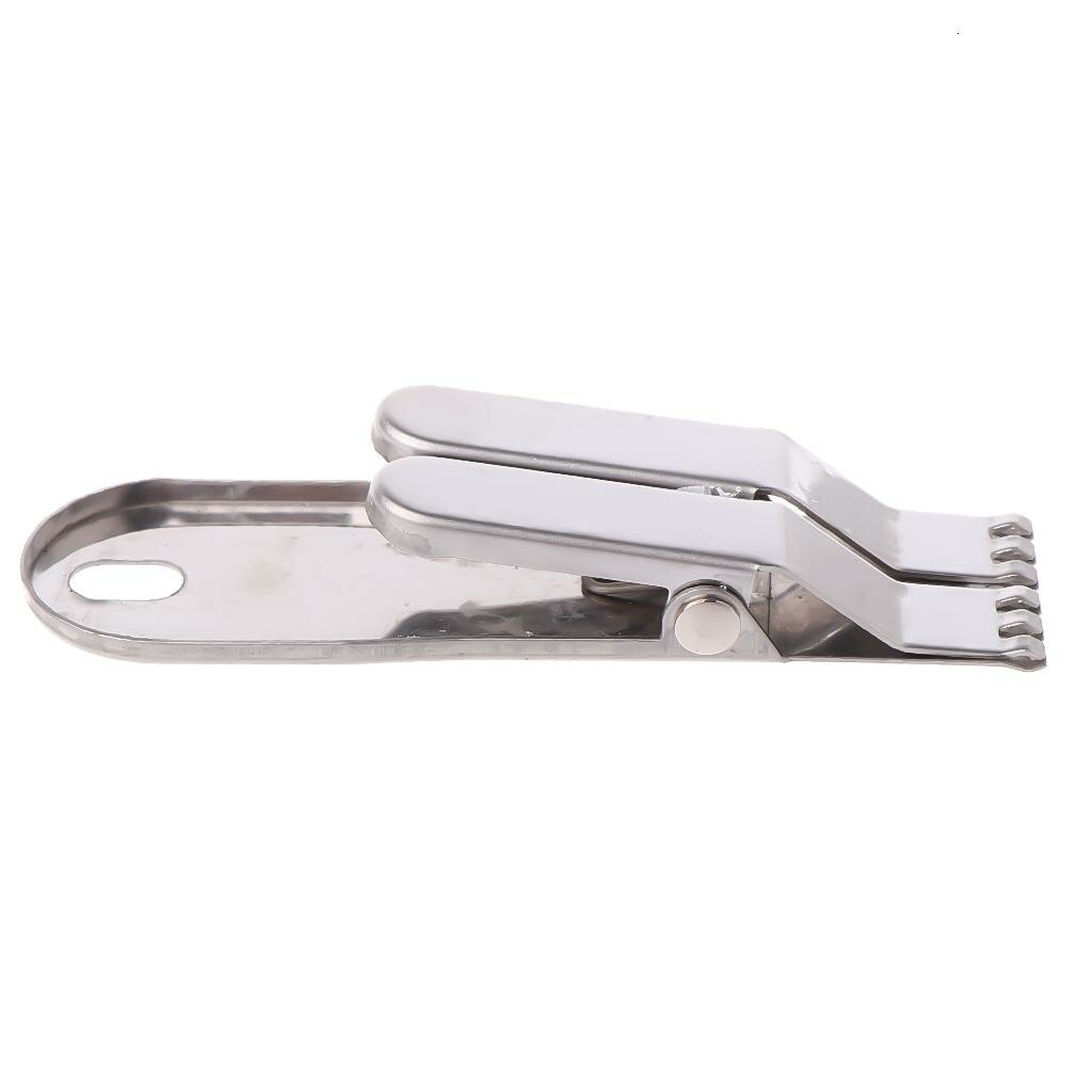 Живые черви и личинки для рыбалки с зажимом из нержавеющей стали, красный