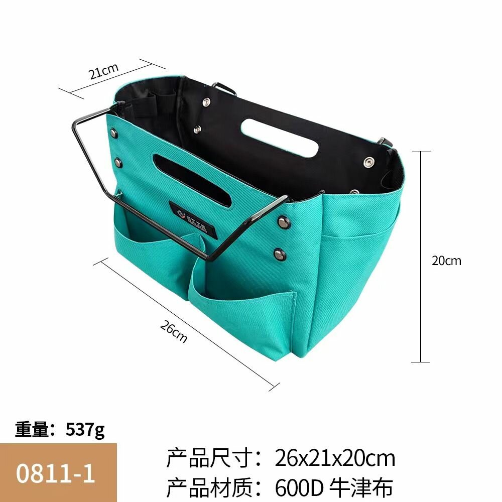 Сумка для инструментов для лестницы-трансформера, утолщенная многофункциональная сумка для хранения телескопической лестницы, портативная подвесная сумка, сумка для аксессуаров для лестницы из ткани Оксфорд.