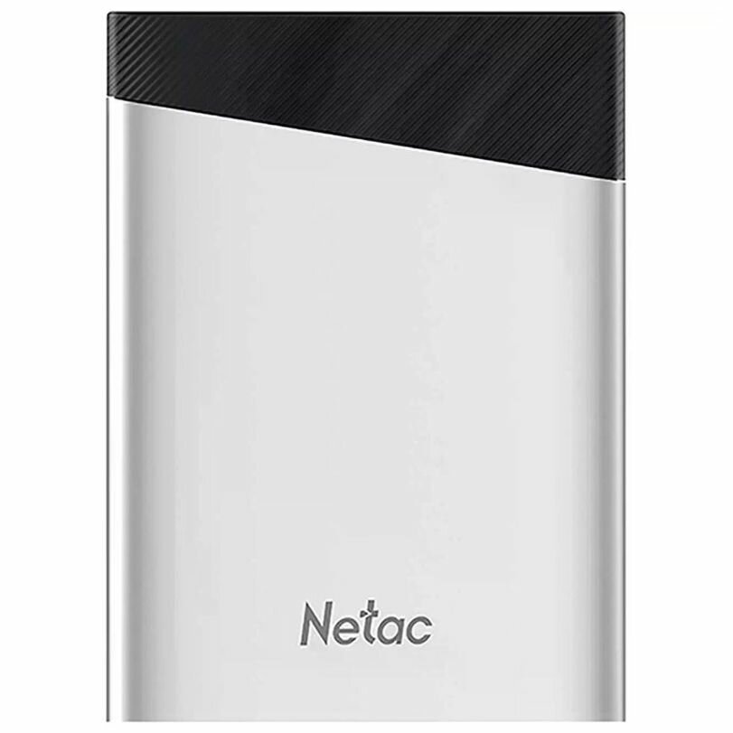 512 ГБ Внешний SSD диск Netac NT01Z6S 512G 32SL (NT01Z6S-512G-32SL) серебристый - USB 3.1, чтение 520 Мб/с, запись 450 Мб/с
