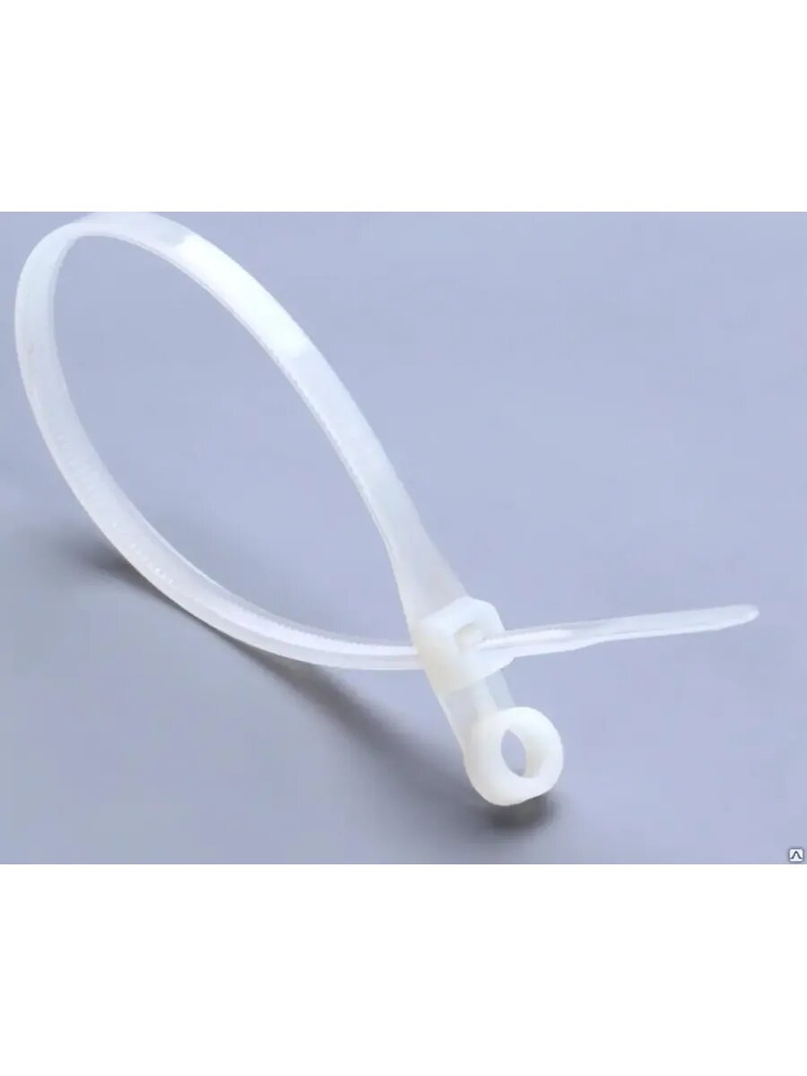 Бесцветные нейлоновые хомуты 100 шт 100х3,6