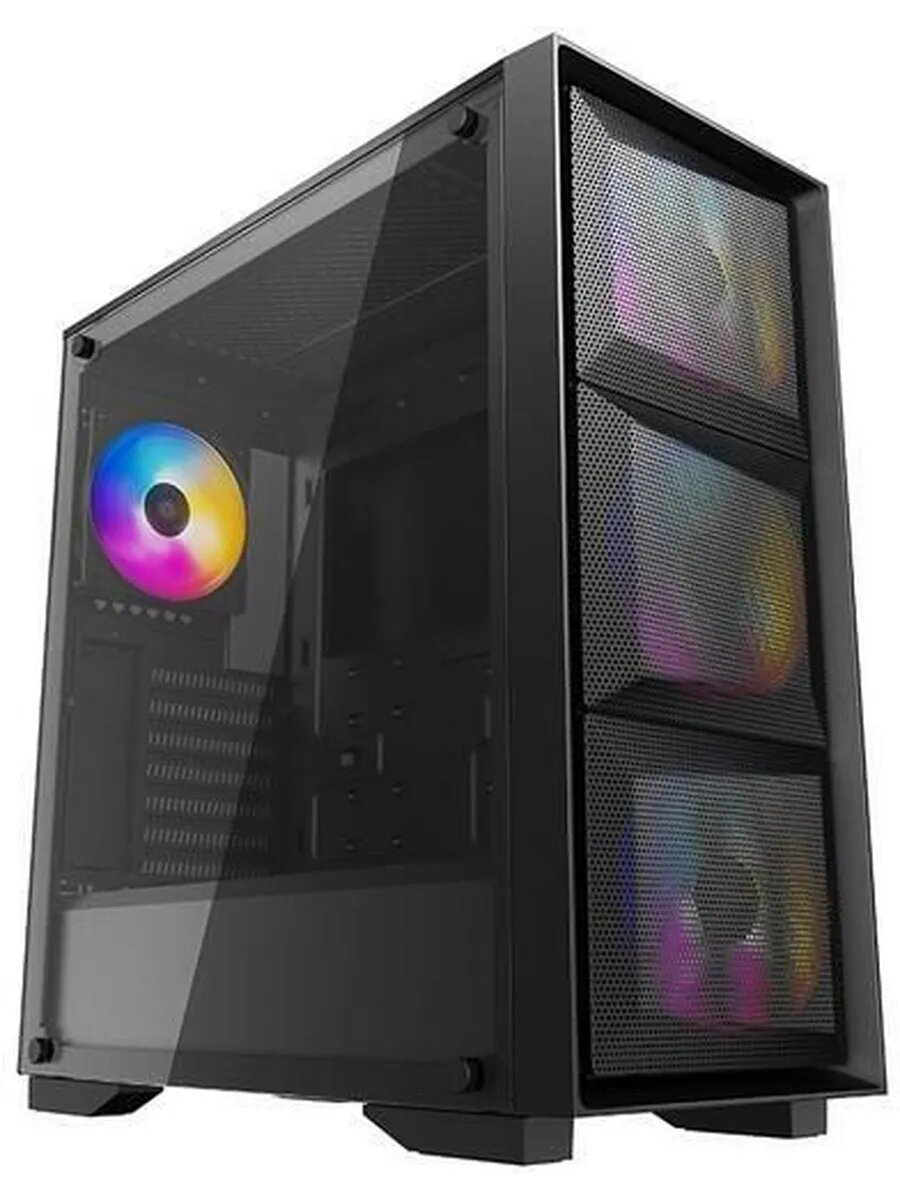 Корпус MATREXX 50 MESH 4FS DP-ATX-MATREXX50-MESH-4FS черный