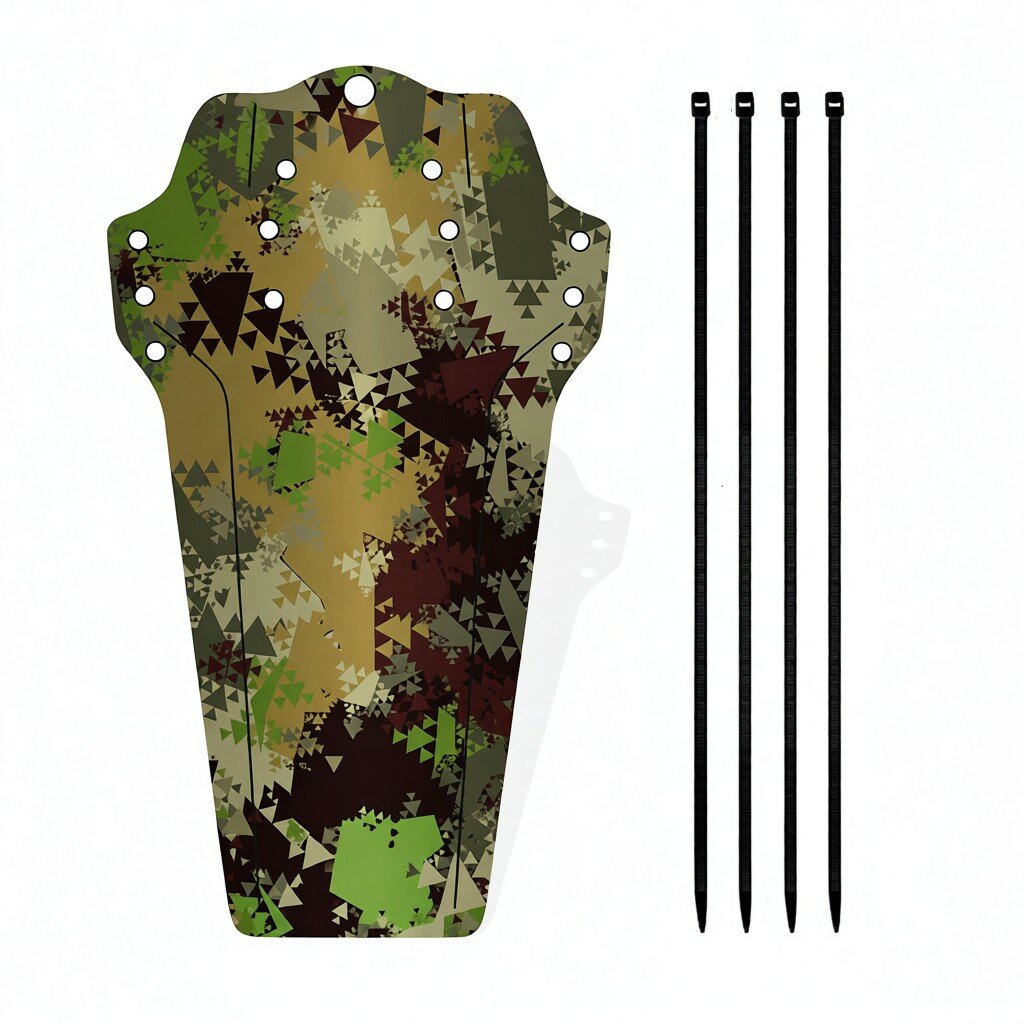 Набор крыльев для велосипеда Mountain Road Bike, переднее и заднее крыло, пластина для дождя, с фиксаторными ремнями, аксессуары для велосипеда, модель A/B/C/D/E/F/G/7pcs set, материал PP5, размер 272*156мм, вес 38г, 1*Крыло для велосипеда, 4*Нейлоновый