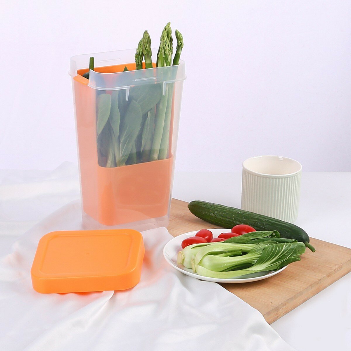 Герметичная банка для макарон, пластиковая прозрачная, для закусок, сухофруктов, влагонепроницаемая, контейнер для хранения зерна, пищевой контейнер