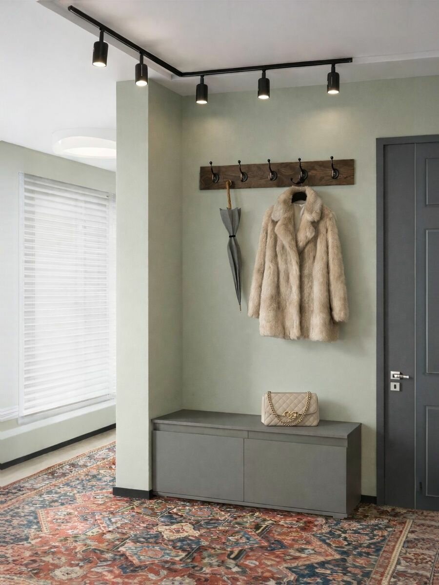 Обувница в прихожую, тумба для обуви 100 см Серый графит ЛДСП