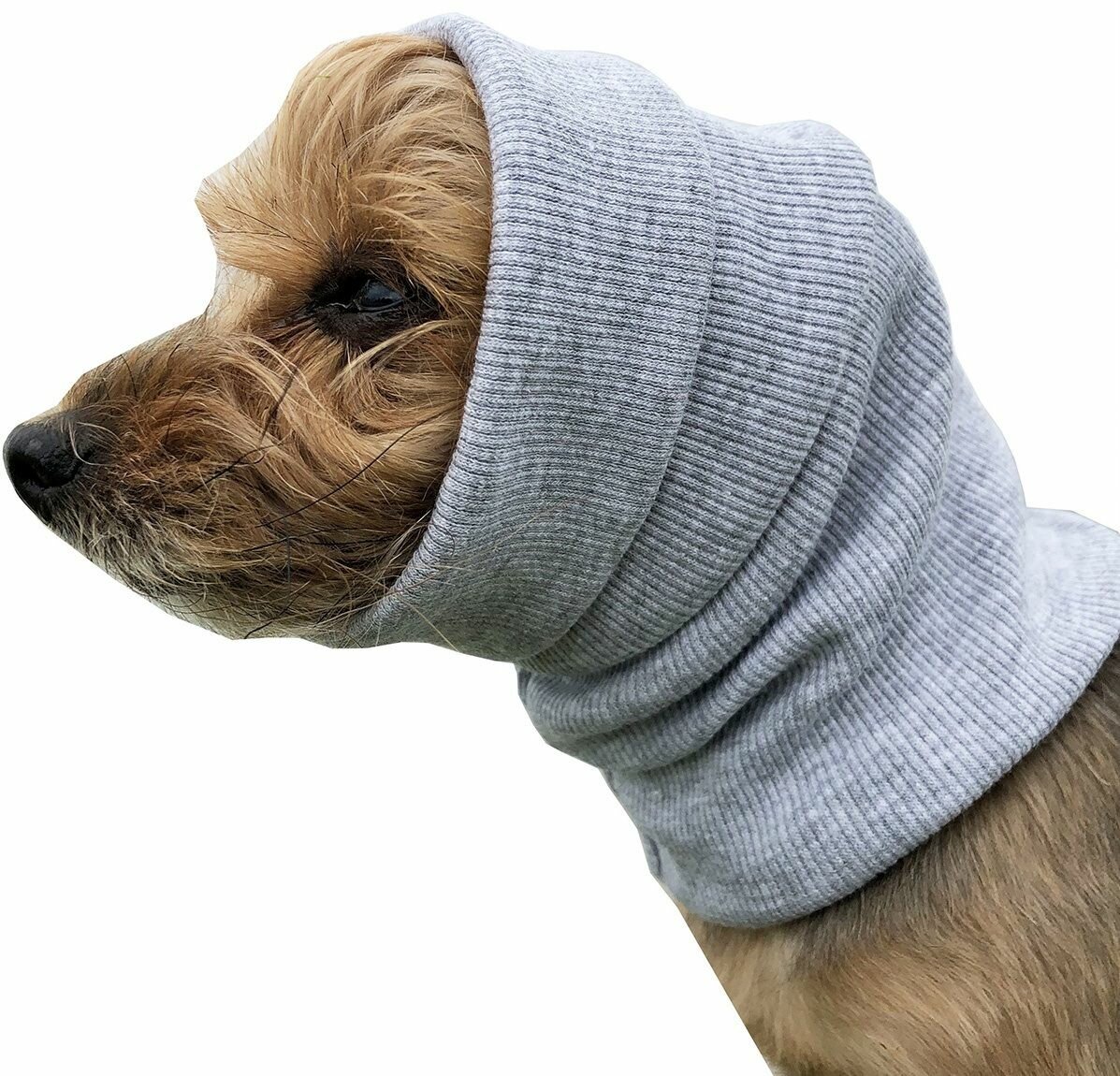 Капор для собак OSSO для собак, трикотажный, размер M, серый