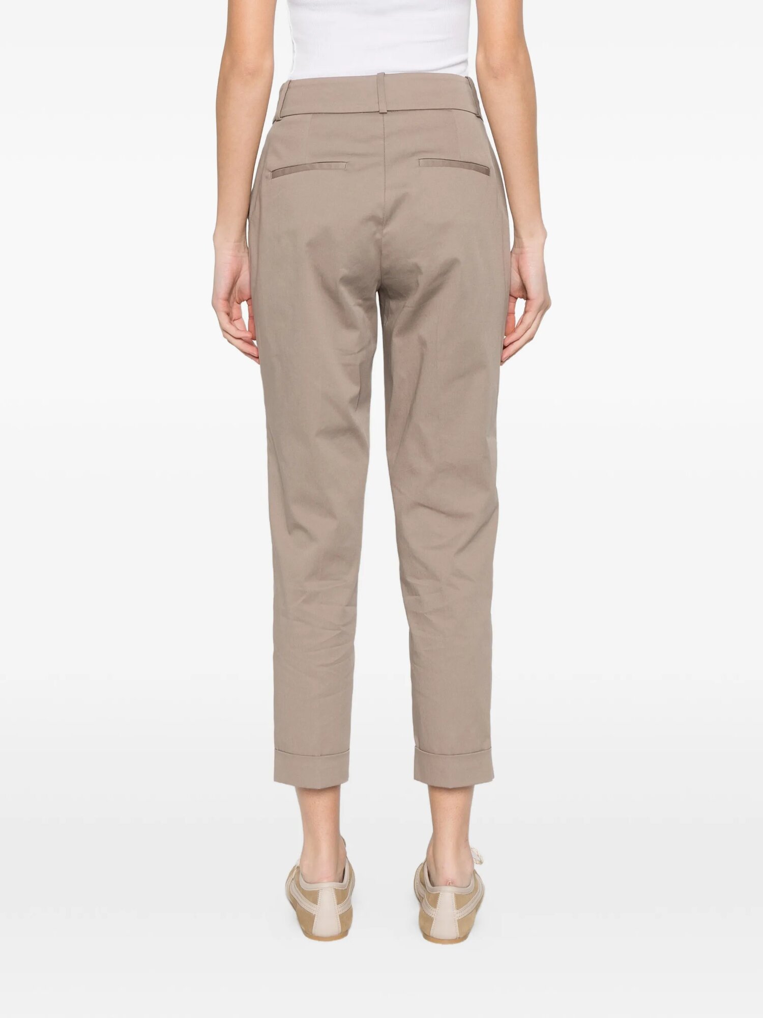 Брюки PESERICO Cuffed trousers, размер 46, разноцветный — фото 1