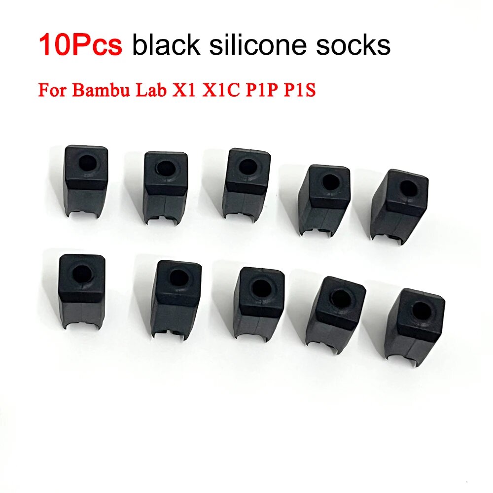 10шт силиконовые носки для Bambu Lab X1 X1C P1P P1S