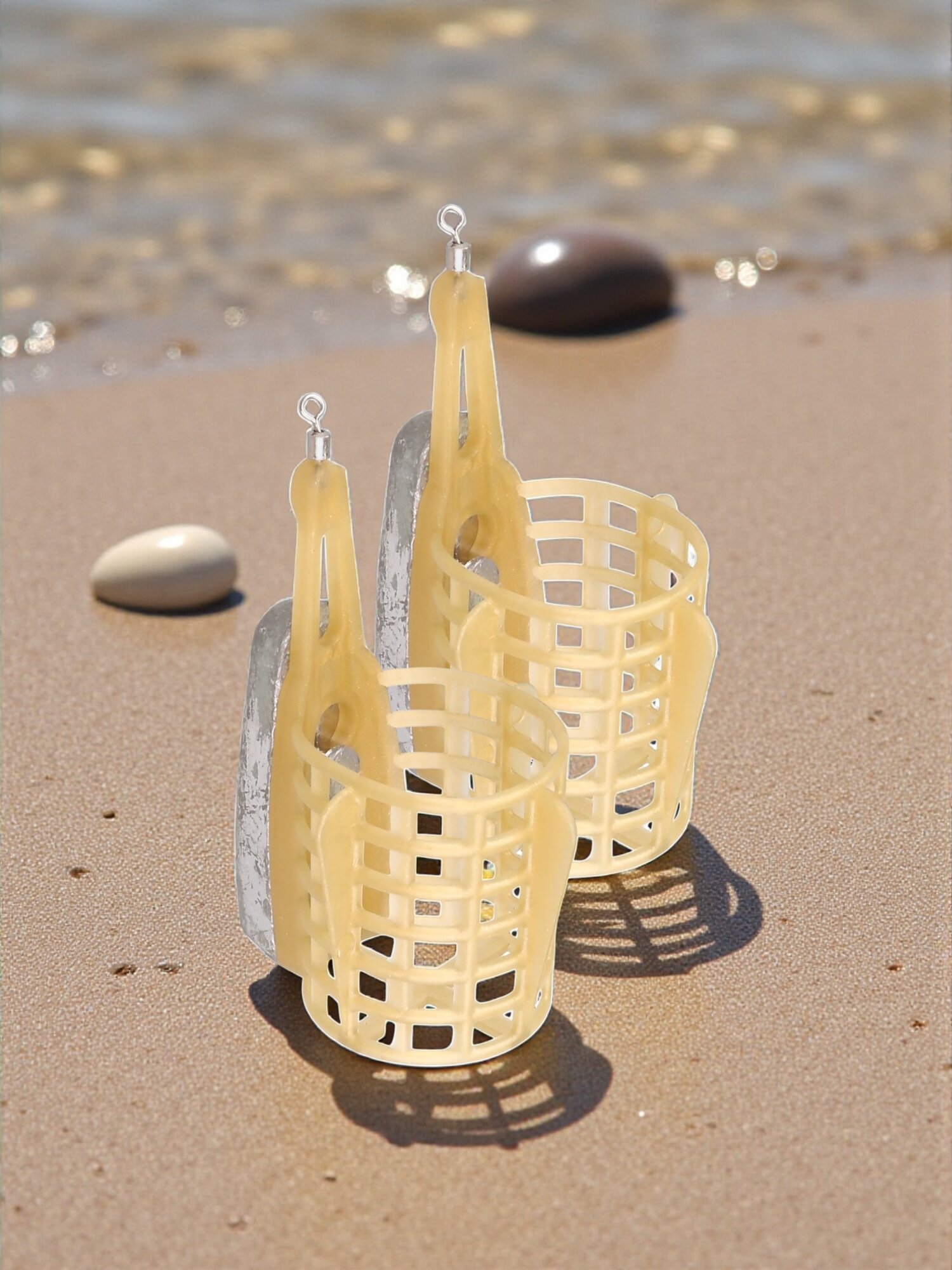 Кормушка Сталкер Фидер 80 г, эластичный пластик, с дном, 2 шт.