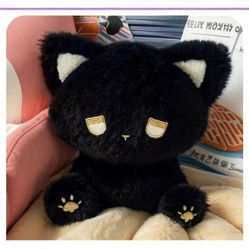 Милые и очаровательные плюшевые игрушки, мультяшные сидячие куклы, котята-эмо — идеальный подарок для друзей.12-18cm
