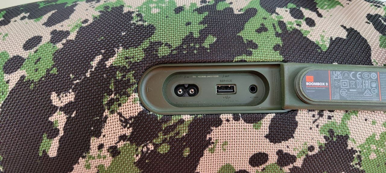 Портативная акустика JBL Boombox 3, 180 Вт, camouflage ( Squad ) Boombox 3 Squad Б/У Уценка