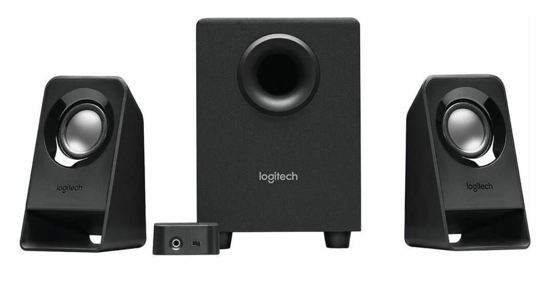 Колонки стационарные Logitech Z213 цвет черный, мощность 7 Вт, акустика 2.1 (972927)