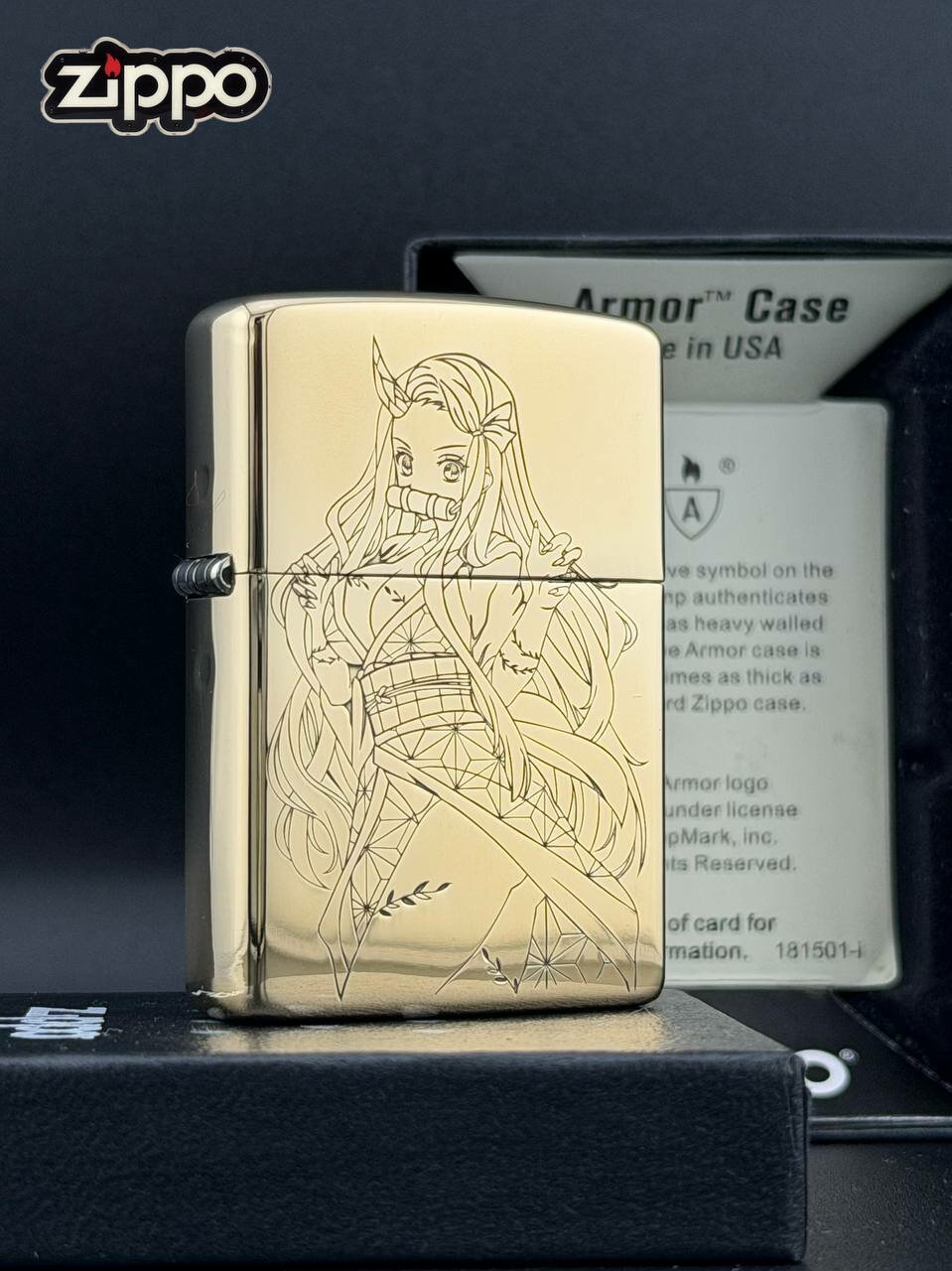 Бензиновая зажигалка Zippo Nezuko Kamado