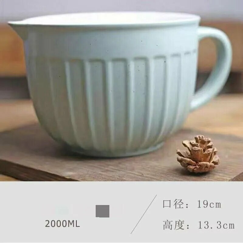 Миска 2000 мл голубой, 1 шт