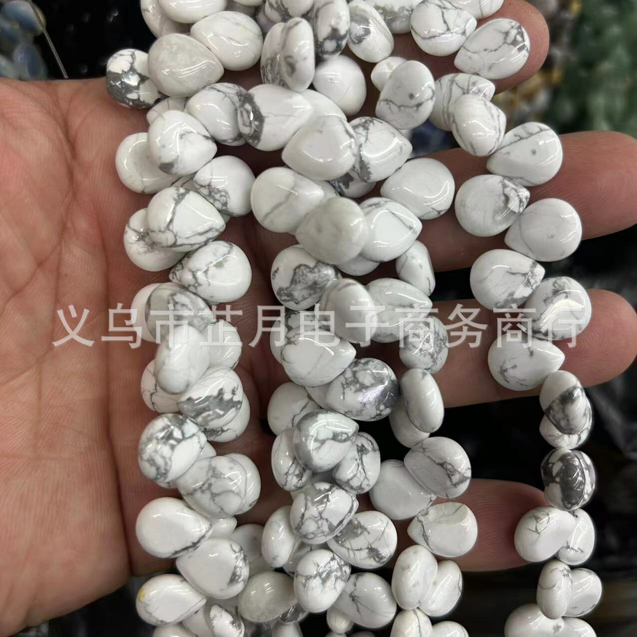 Прямые продажи с фабрики 10*12 натуральных каменных лепестков цветка хосты с горизонтальным отверстием, толстая капля воды, заколка для волос, материалы для DIY ручной работы