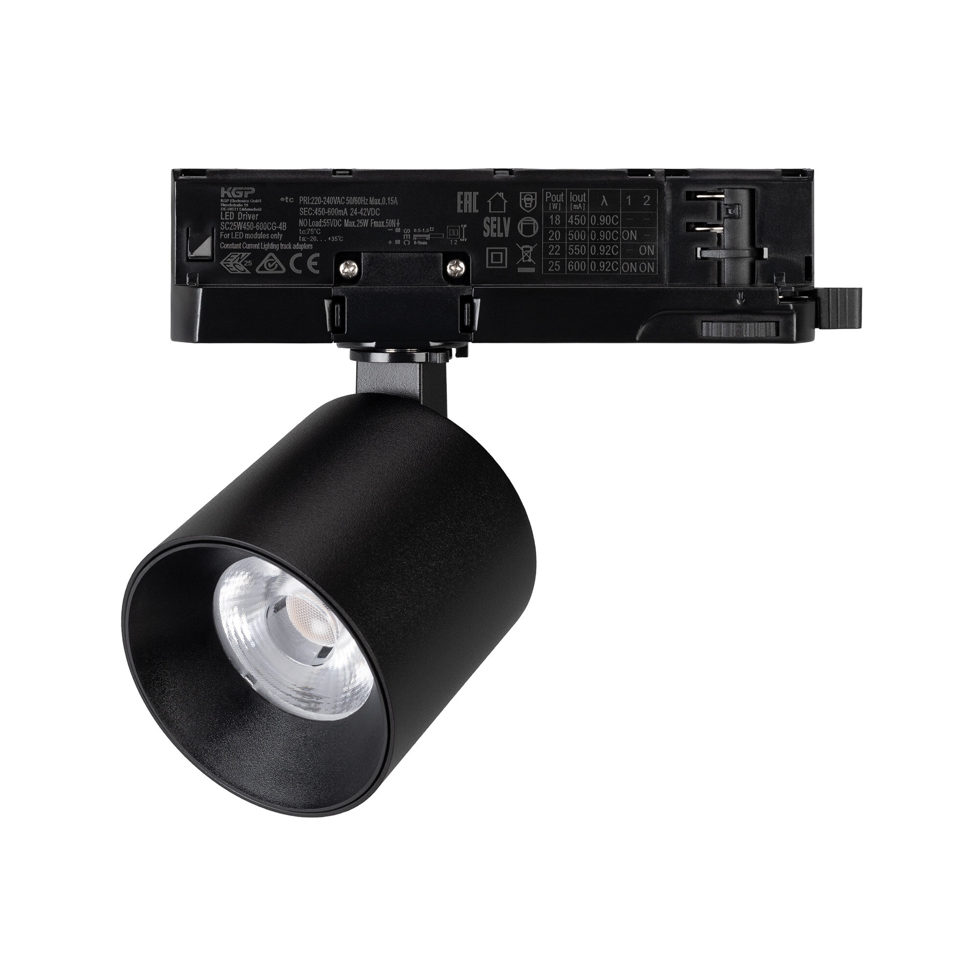 Светильник LGD-DYKE-4TR-R75-16W Warm3000 (BK, 38 deg, 230V) (Arlight, IP20 Металл, 5 лет) 052284