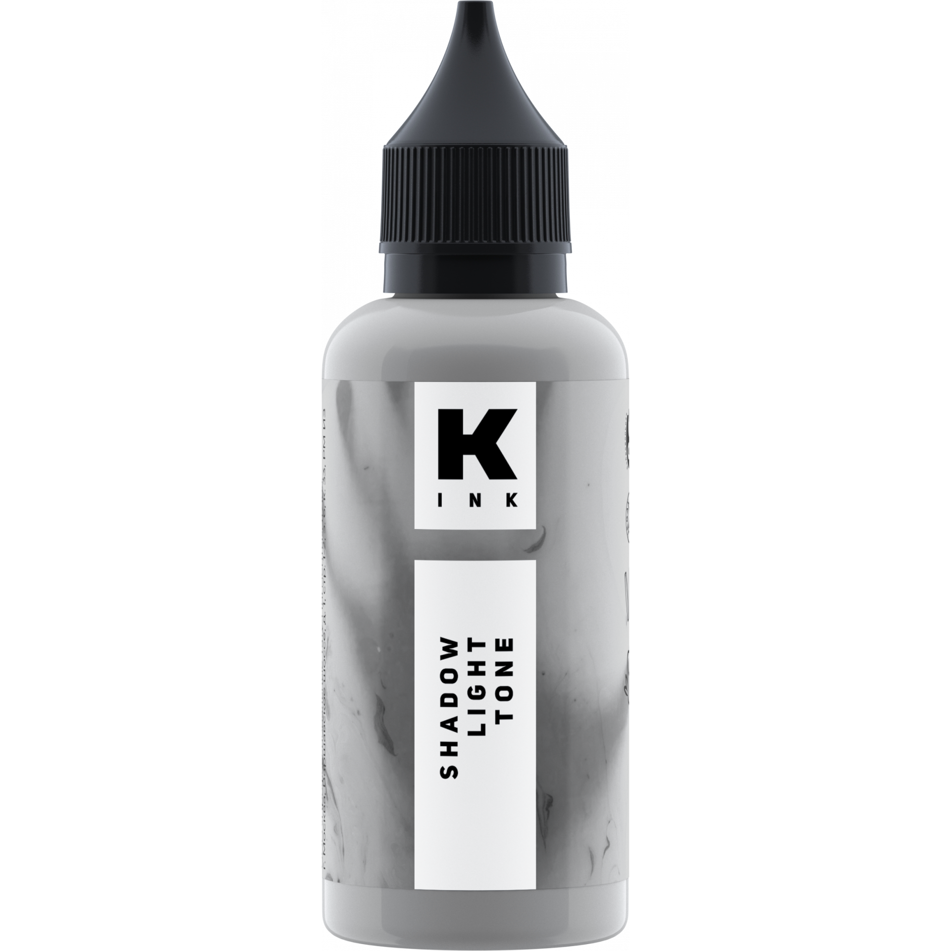Пигмент для тату "Краска Tattoo Ink" - Теневая Легкий Тон, 50 мл