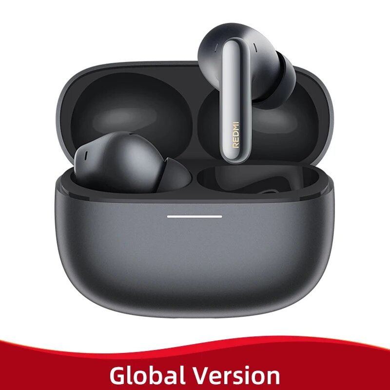 Глобальная версия Xiaomi Redmi Buds 8 Pro: TWS-наушники Hi-Res Audio с активным шумоподавлением 55 дБ, BT5.4, 3 микрофона, 35 часов работы, Mi Earphone