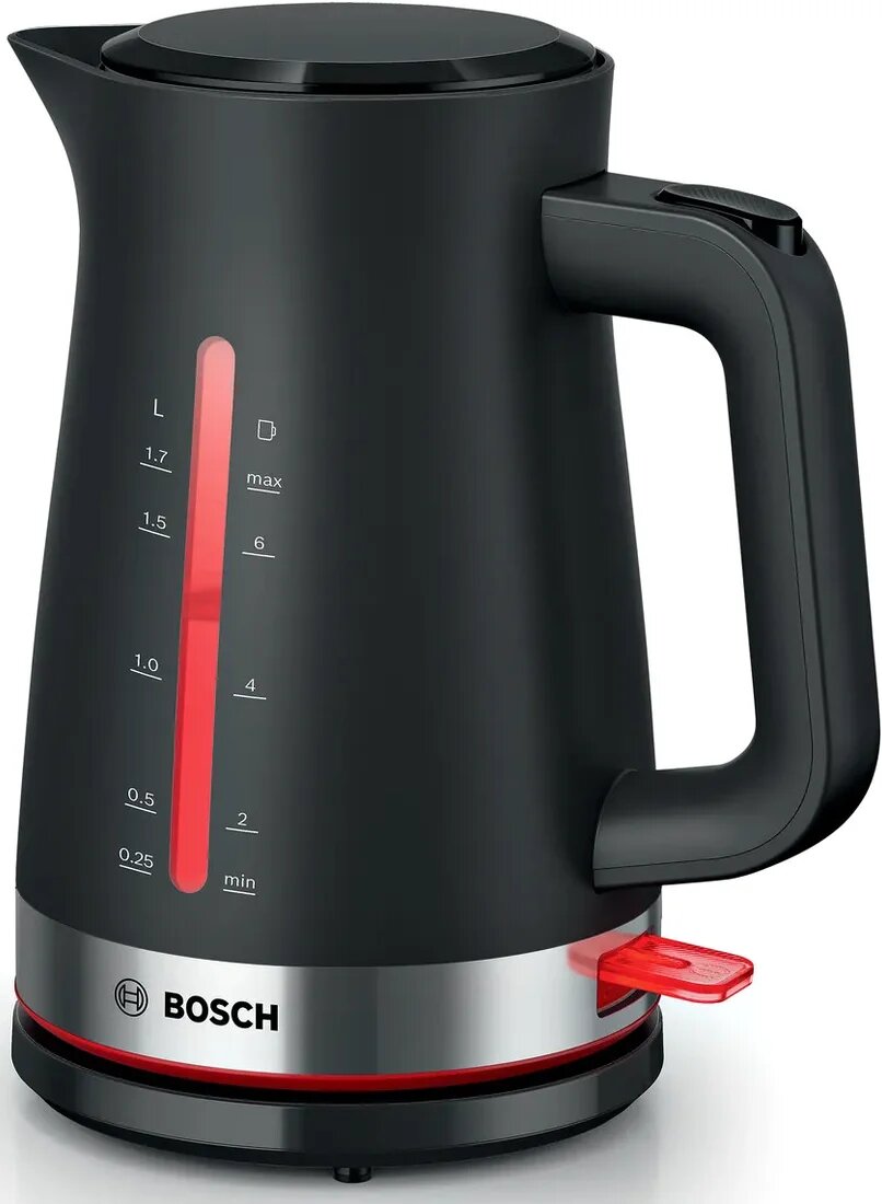 Электрический чайник Bosch TWK4M223, 2400 Вт, объем 1.7 л, подсветка