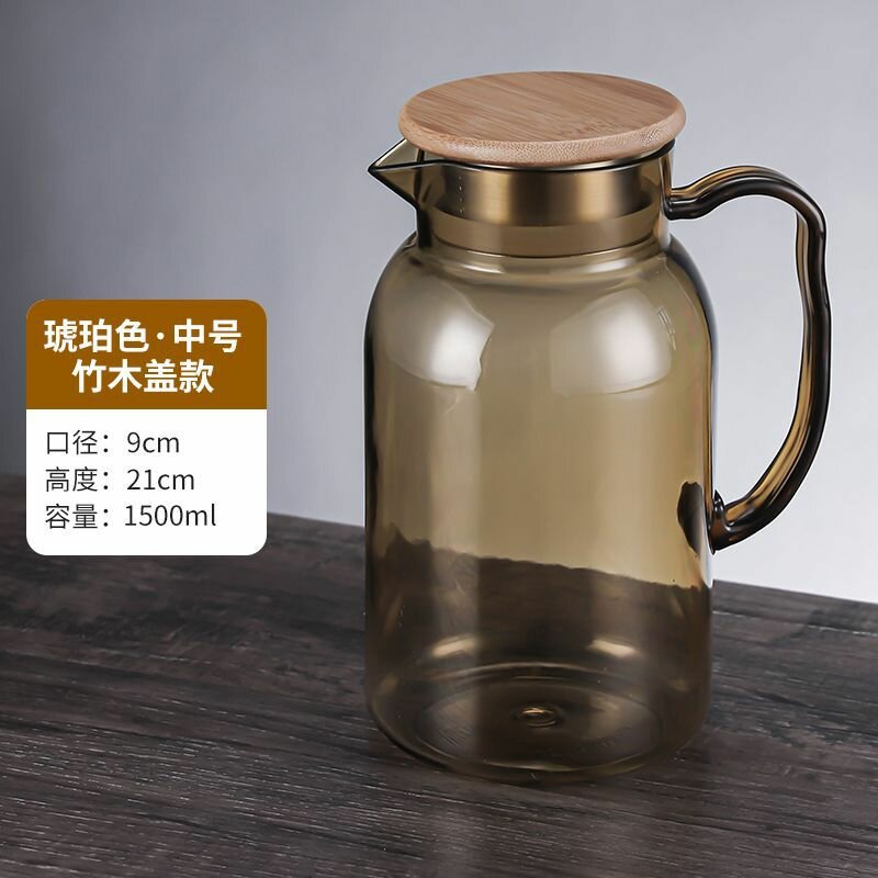 Акриловый кувшин, пластиковый кувшин для сока, большой емкости для напитков, кувшин для воды, устойчивый к высоким температурам, утолщенный кувшин