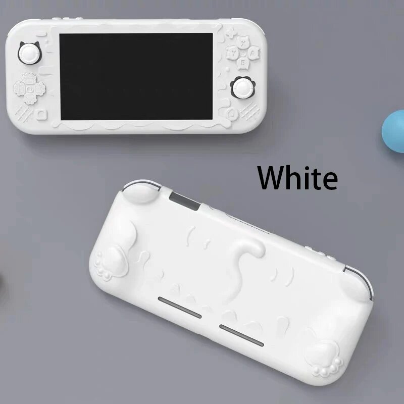NS Lite Мягкий чехол из ТПУ с полной кнопкой, защитный чехол для консоли Nintendo Switch Lite, задняя защита, игровые аксессуары