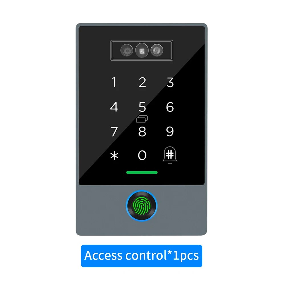 TTLOCK умный визуальный домофон IP68 водонепроницаемая IC-карта отпечаток пальца Wi-Fi распознавание лиц машина контроля доступа домашняя безопасность
