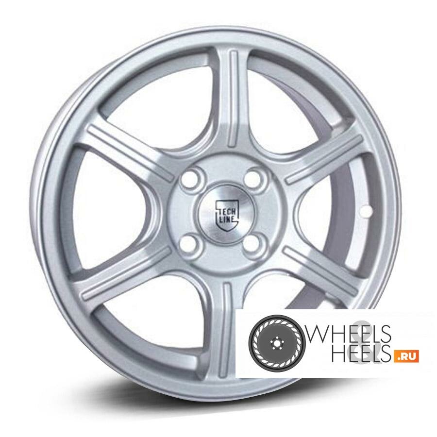 Tech Line 433 14x5.5 4x98 et38 dia58.6 Серебристо-серый