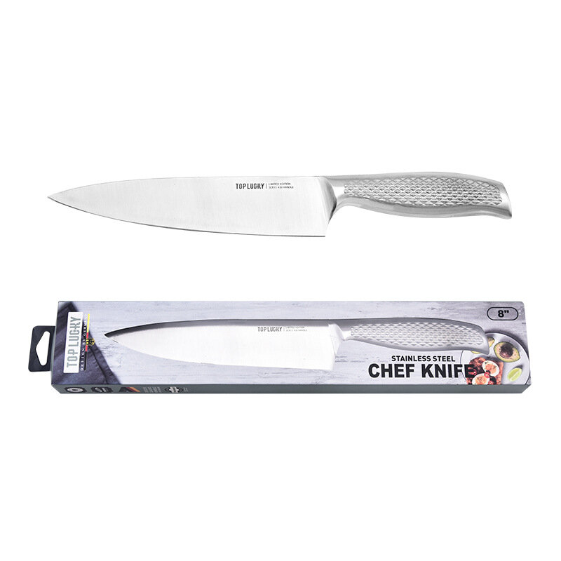 Набор ножей, полностью из нержавеющей стали, кухонный нож, нож для рубки костей, универсальный нож, поварской нож, нож для фруктов, подарочная коробка, кухонные ножи.