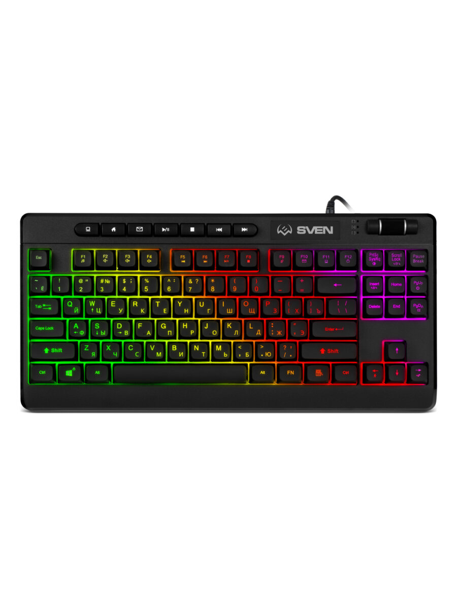 Клавиатура проводная SVEN KB-G8200 black (USB, 95 клавиши) (SV-021900)