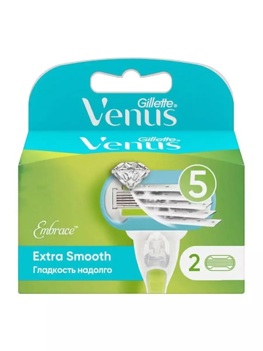 Сменные кассеты для бритья Venus Extra Smooth 5 лезвий