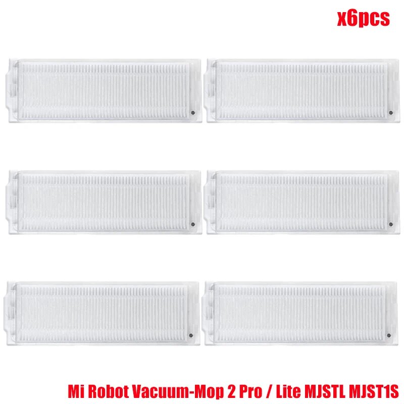 Бак для воды и пылесборник Xiaomi Mi Robot Vacuum-Mop 2 Lite / 2 Pro / MJSTL / Белый, 6pcs filter