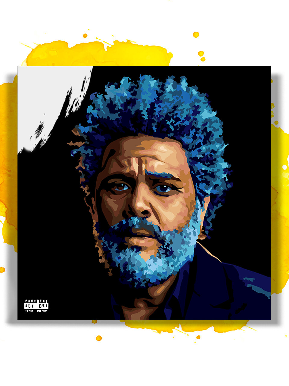 Картина по номерам на холсте The Weeknd - Dawn FM, 50 х 50 см
