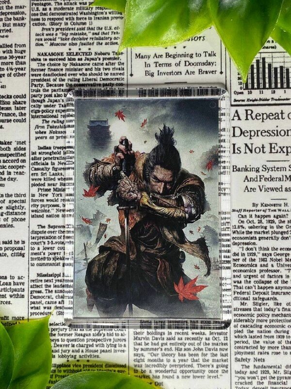 Магнит на холодильник "Sekiro: Shadows Die Twice" №630