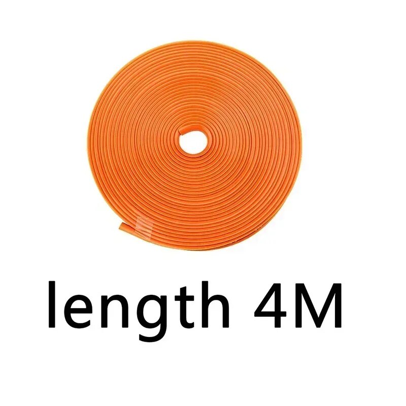 4 м/8 м защитная полоса для обода автомобиля, защита края колеса, яркая матовая наклейка 4m-orange