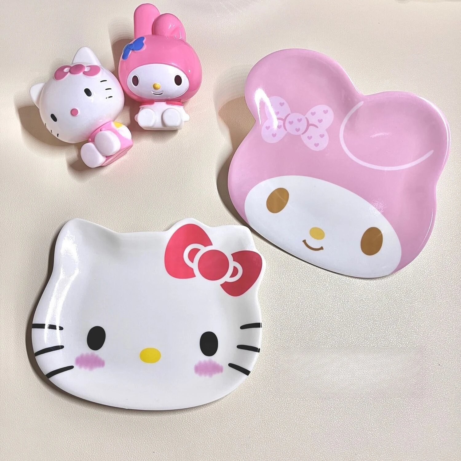 Sanrio Hello Kitty My Melody Kawaii пластиковая тарелка Melody