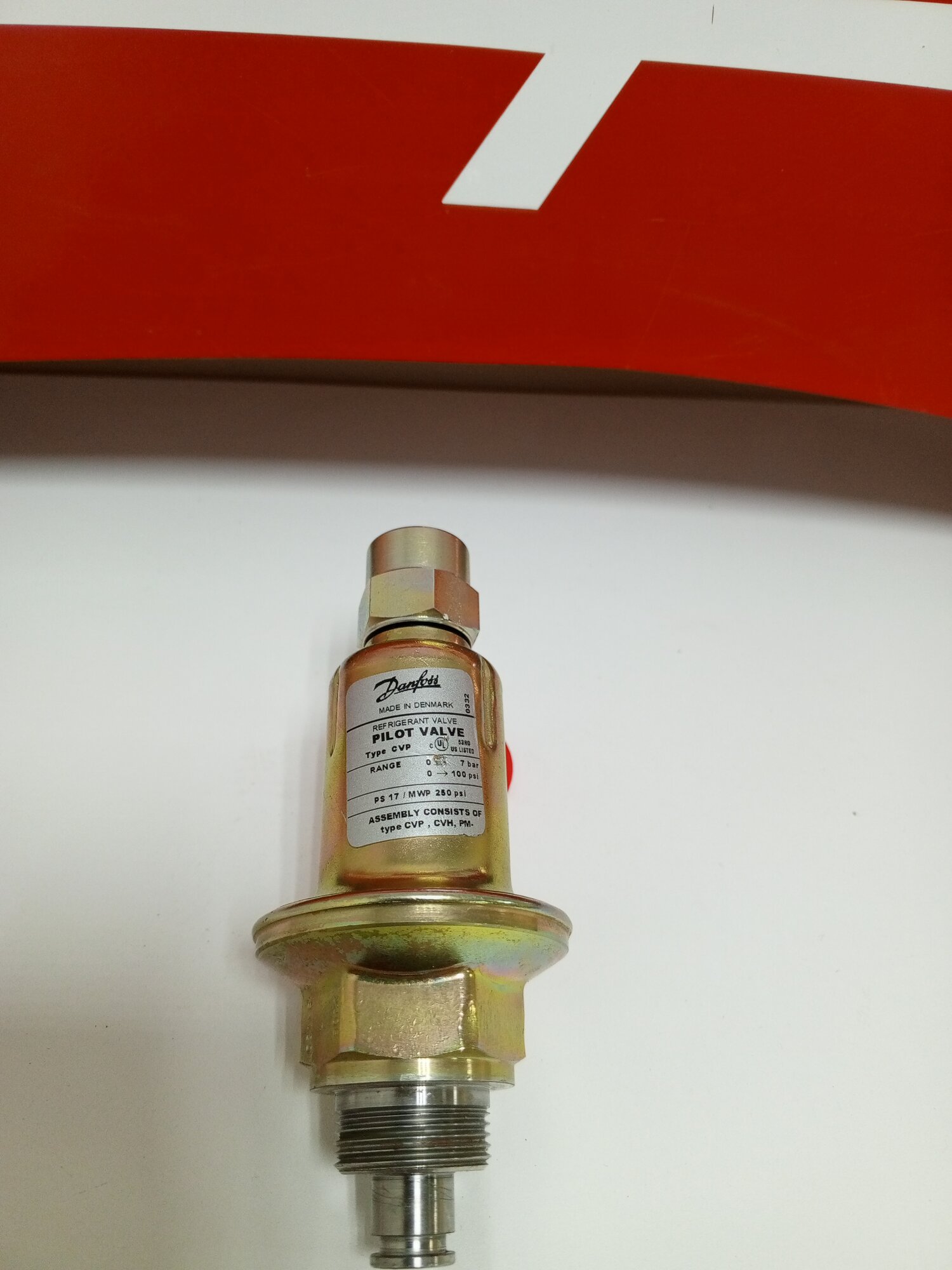 Вентиль пилотный CVP (LP) 027B1100 Danfoss Пилот для низкого давления