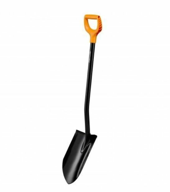 Лопата штыковая с удлиненным лезвием XL Blade FISKARS (черная) 1067516