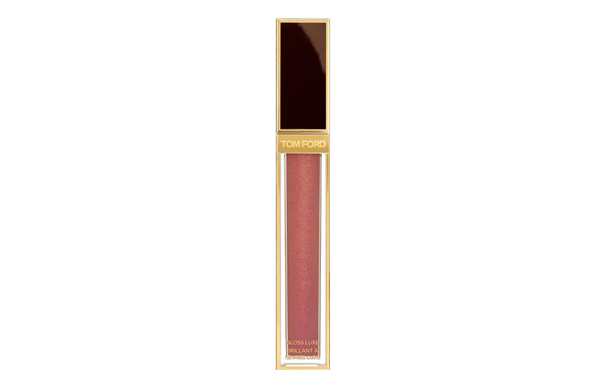 Жидкая помада женская TOM FORD Black Gold Lip Mirror, оттенок #24 HONEYED CORAL Sparkle, Colored Glaze Cherry Blossom